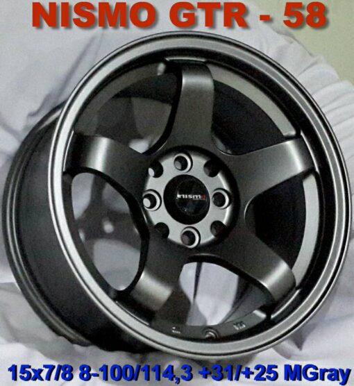 Velg Nismo GTR R15 Grey – Jualku – Solusi Cerdas Belanja Anda